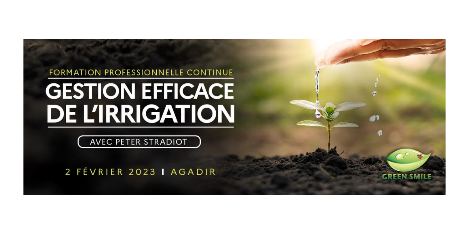 Programme de la formation sur la gestion efficace de l’irrigation
